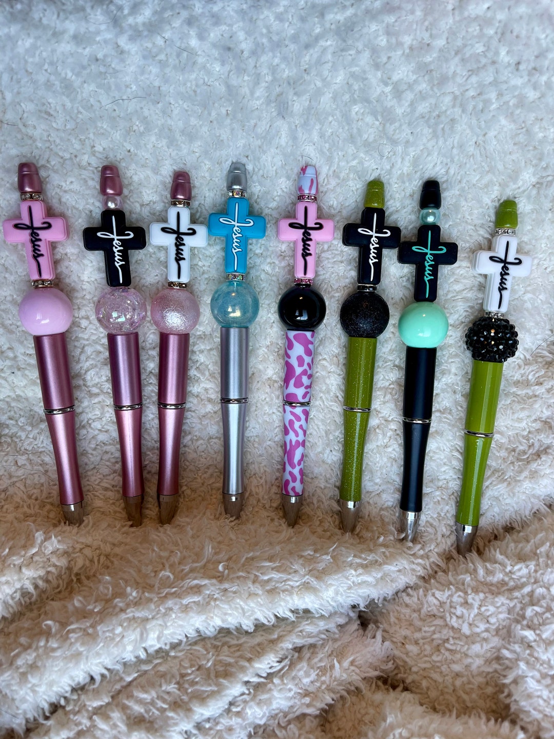 Religion Beaded Pens - Etsy