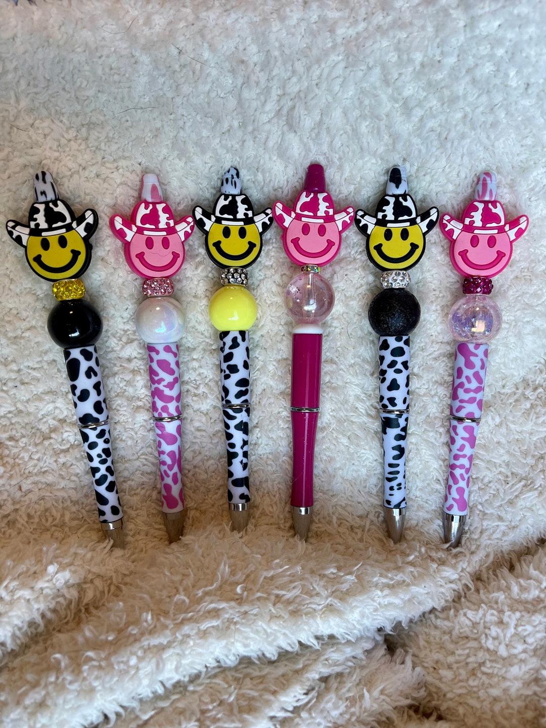 Smiley Cowboy Beaded Pens - Etsy