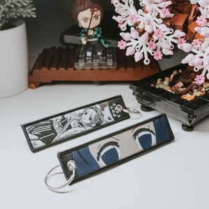 Anime Jet Tag // High Quality Embroidered Key Chain Demon Siayer ...