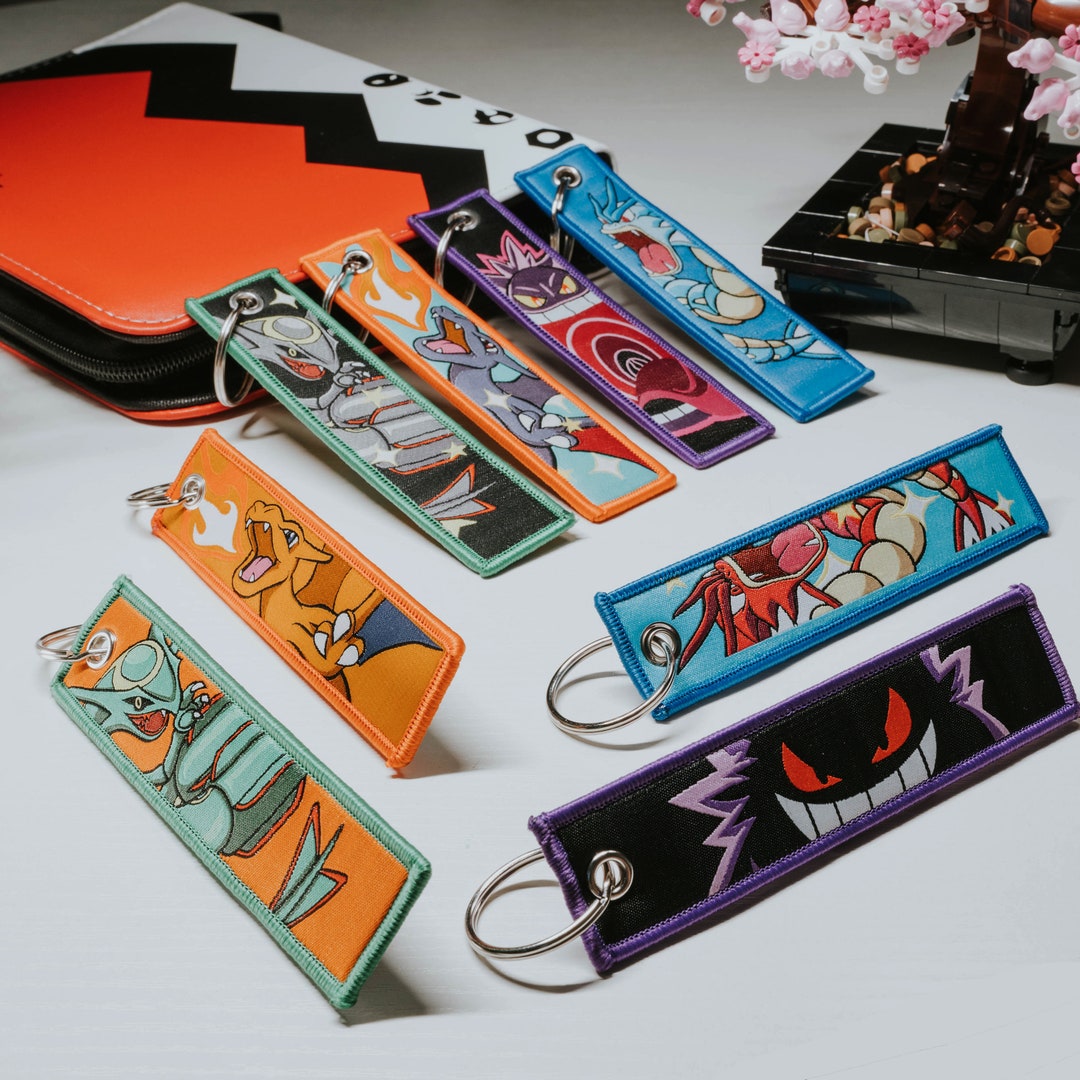 Anime Jet Tag // High Quality Embroidered Key Chain - Etsy