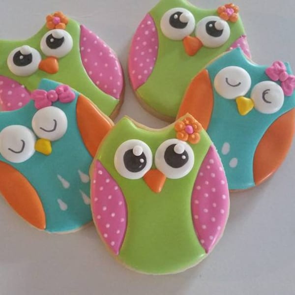Owl Cookies - Etsy