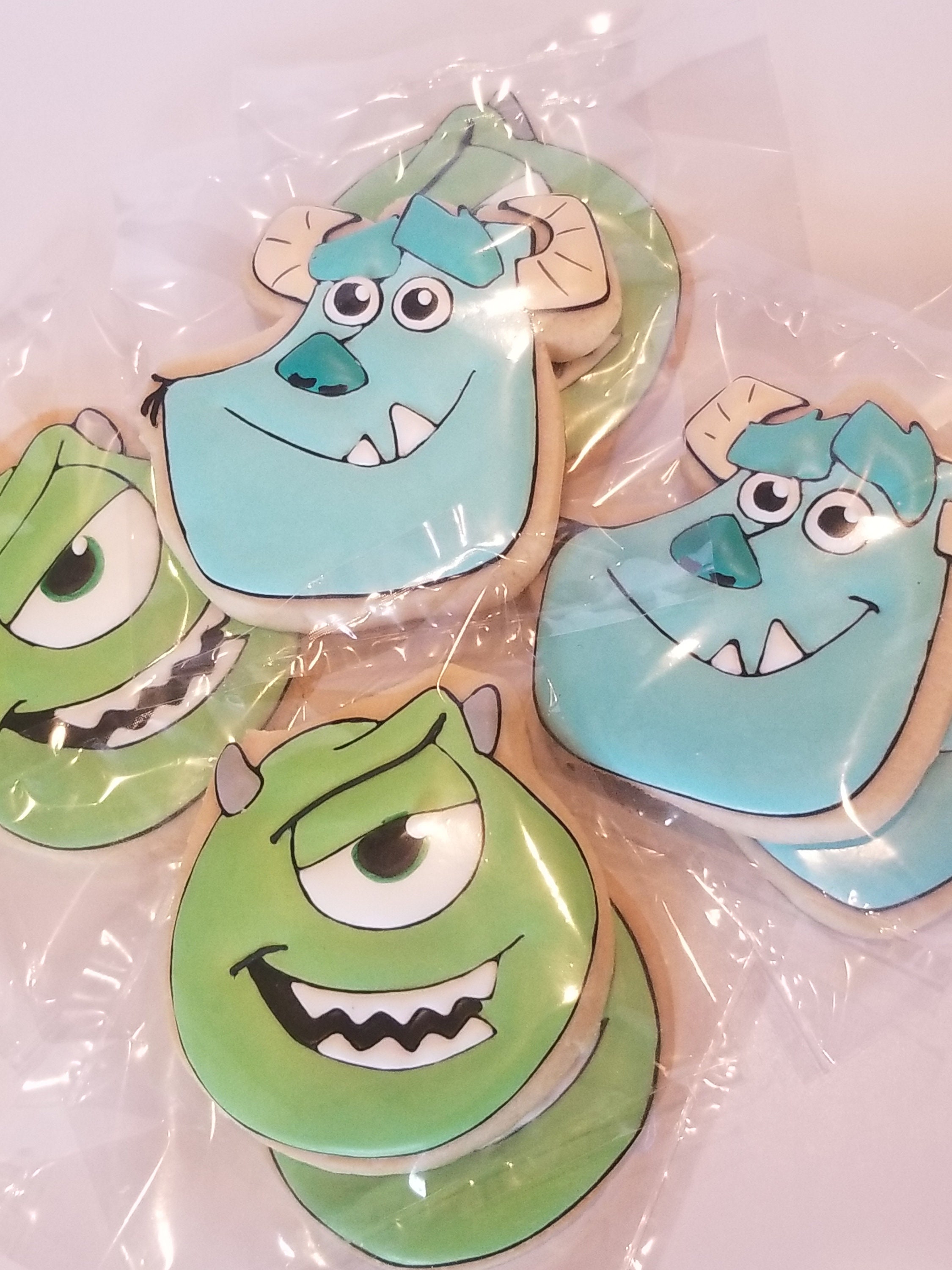 Monsters, Inc. Decorated Sugar Cookies - Set of 12 - Etsy