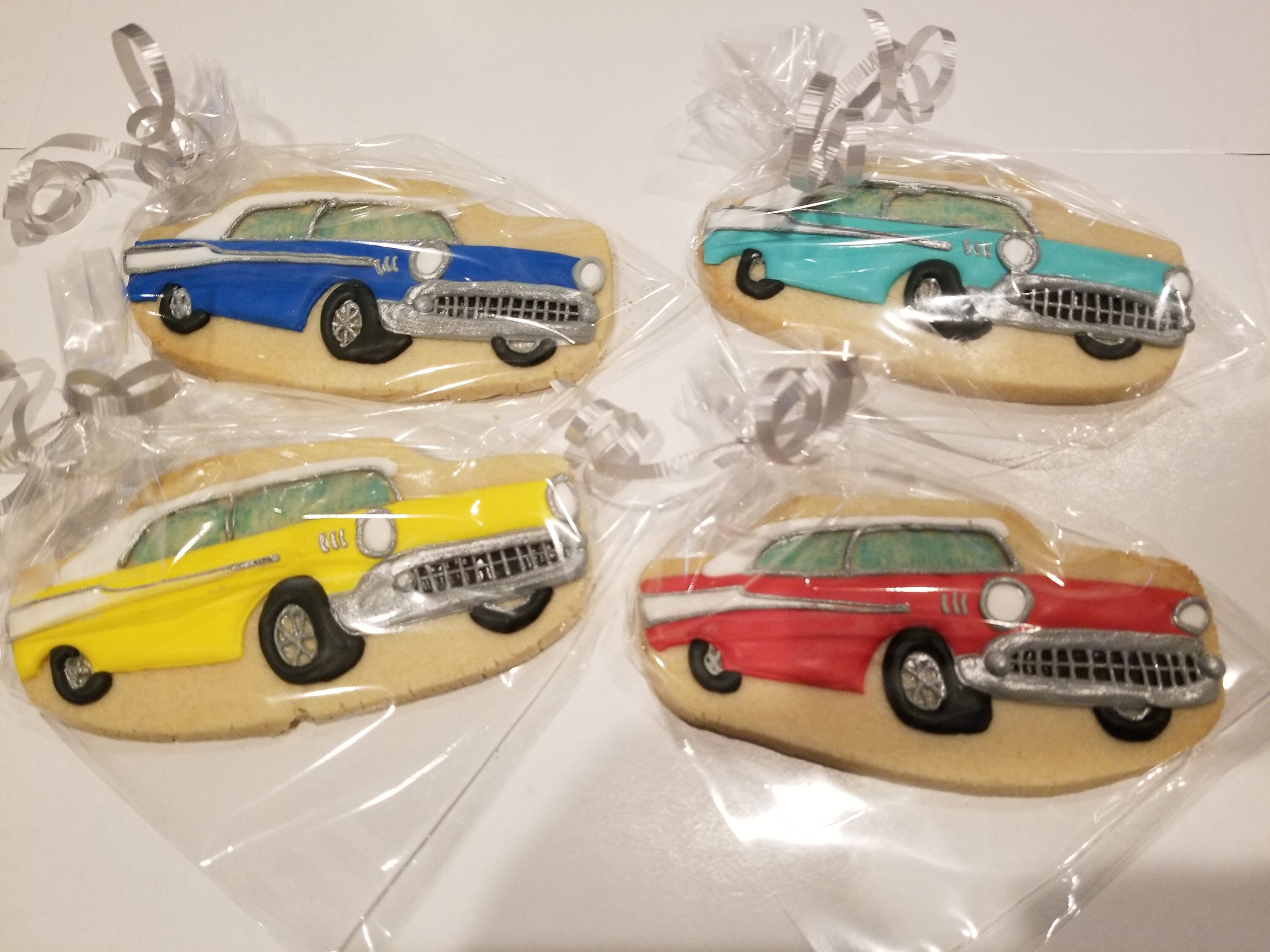 Vintage Car Decorated Sugar Cookies - Set of 12 - Etsy