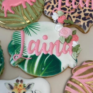 Two Wild Birthday Sugar Cookies - Set of 12 Untamed Delights - Etsy