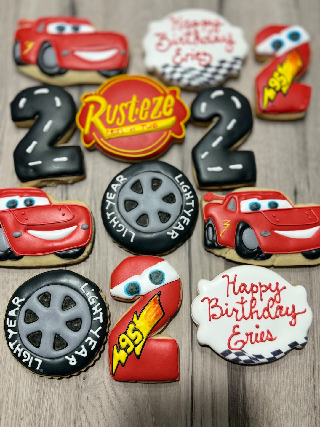 Cars Themed Decorated Sugar Cookies - One Dozen - Set of 12 - Etsy