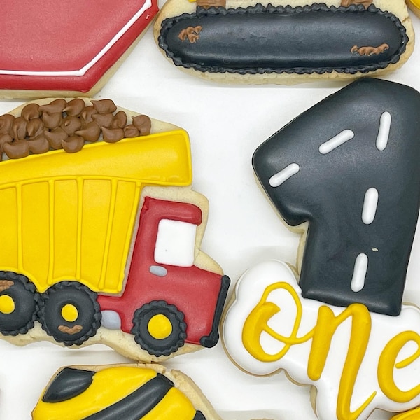 Construction Cookies - Etsy