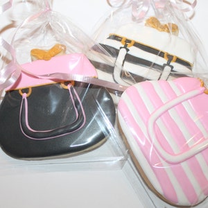 12 Purse-themed Decorated Sugar Cookies - Sweet Fashion for Your ...