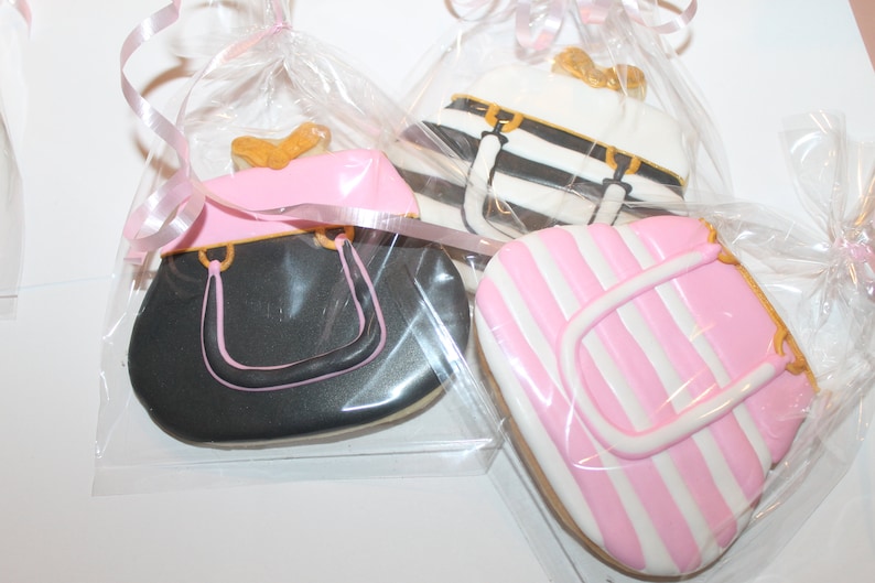 12 Purse-themed Decorated Sugar Cookies - Sweet Fashion for Your ...
