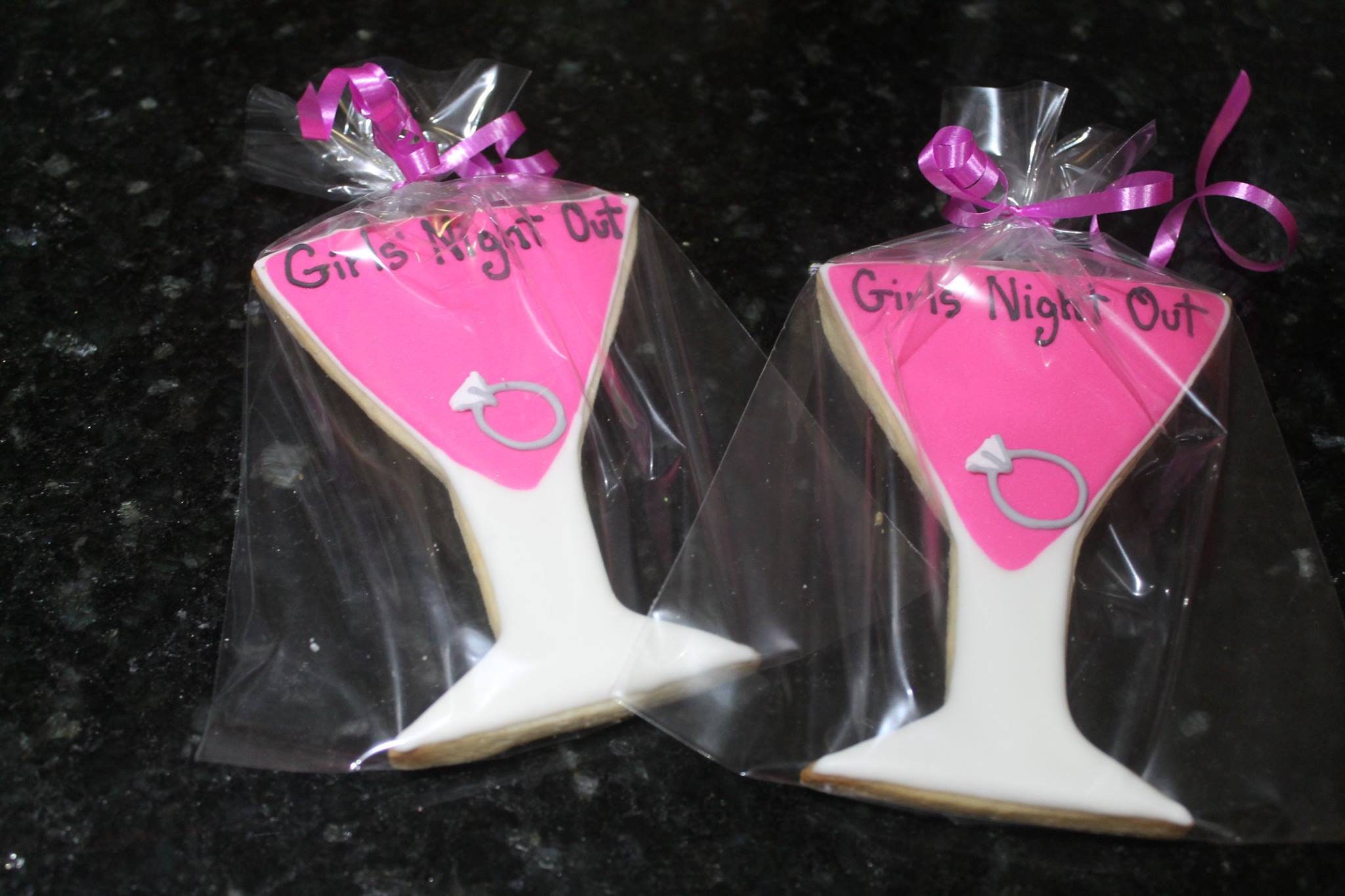 Martini Glass Sugar Cookies - Set of 12 Cheers to Elegance - Etsy