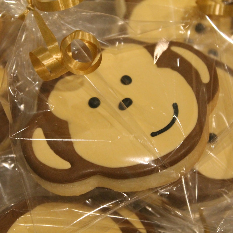 Monkey Cookies - Etsy