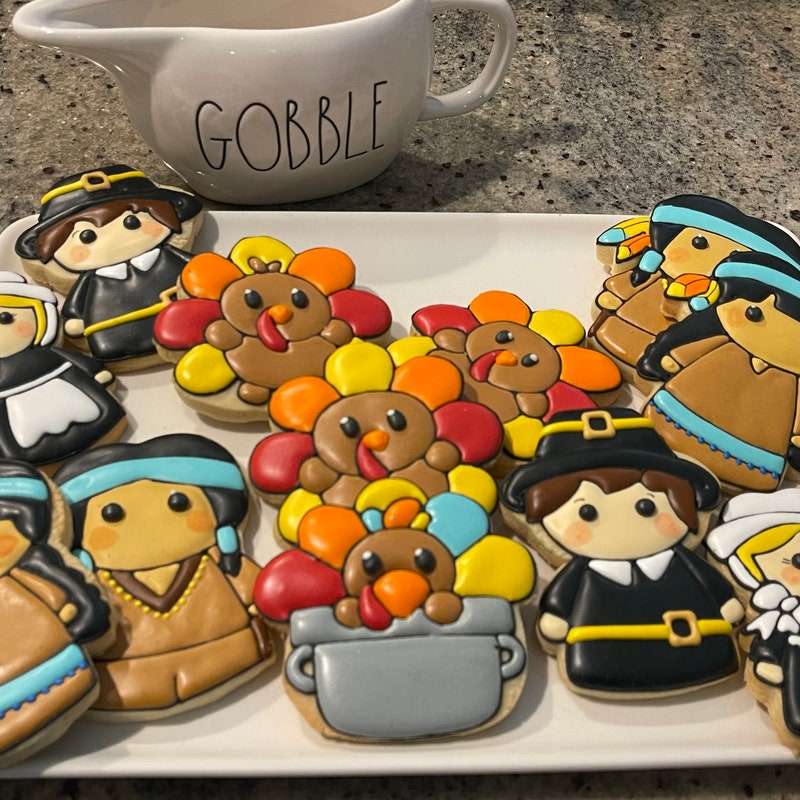 Thanksgiving Cookies - Etsy