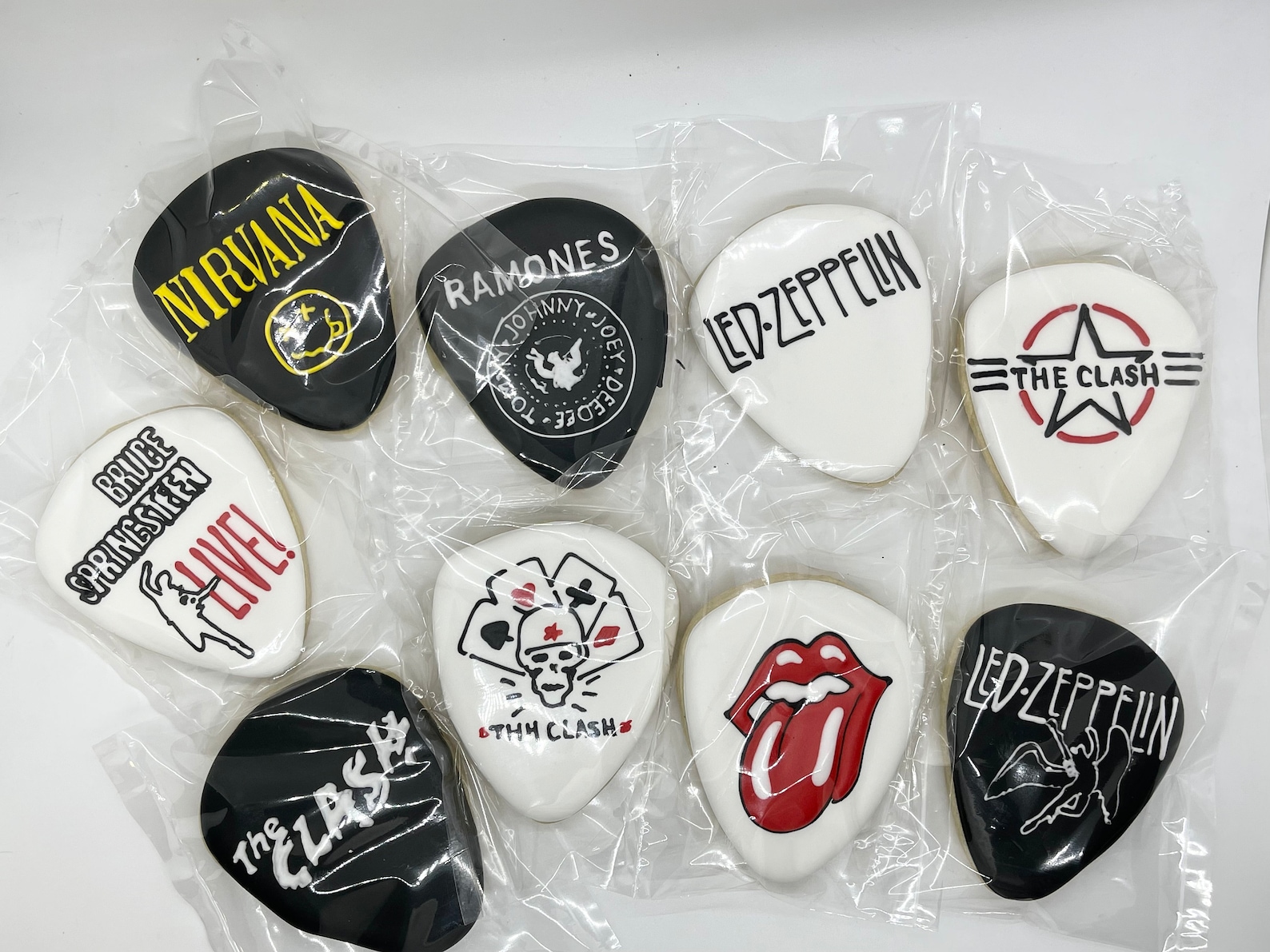 Guitar Pick Band Decorated Sugar Cookies - Set of 12 - Etsy