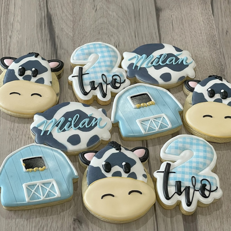 Cow Cookies - Etsy