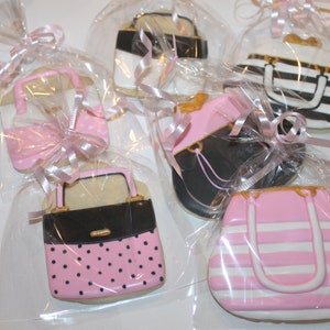 12 Purse-themed Decorated Sugar Cookies - Sweet Fashion for Your ...