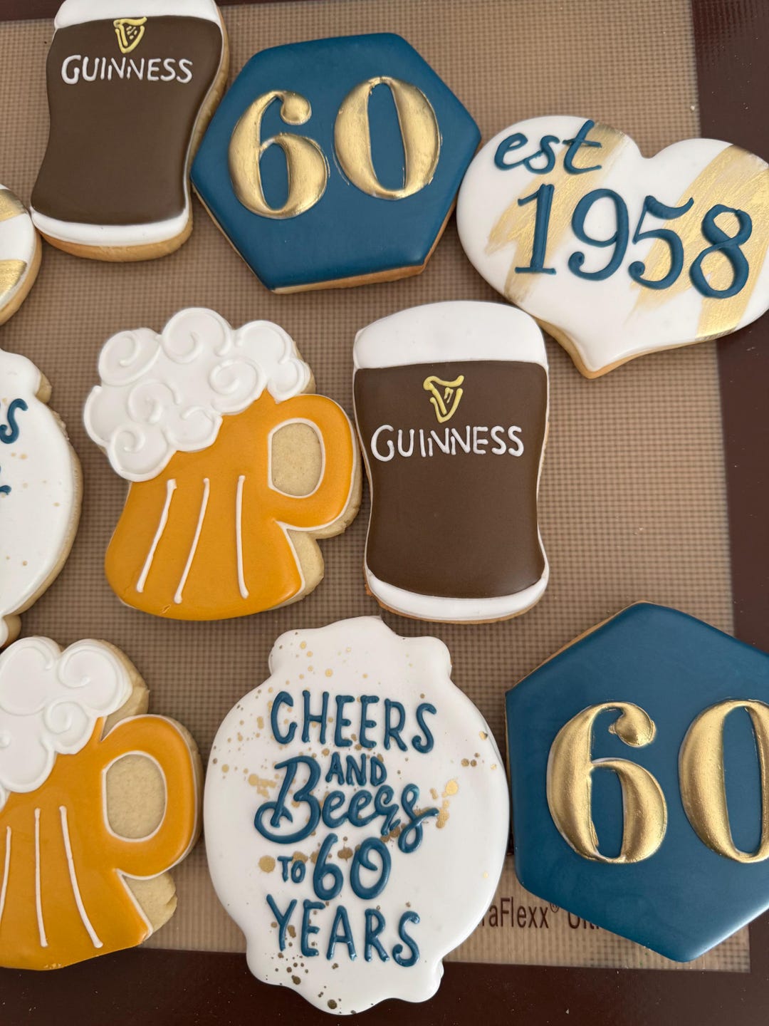 Beer-themed Decorated Sugar Cookies – Set of 12 - Etsy