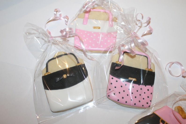12 Purse-themed Decorated Sugar Cookies - Sweet Fashion for Your ...