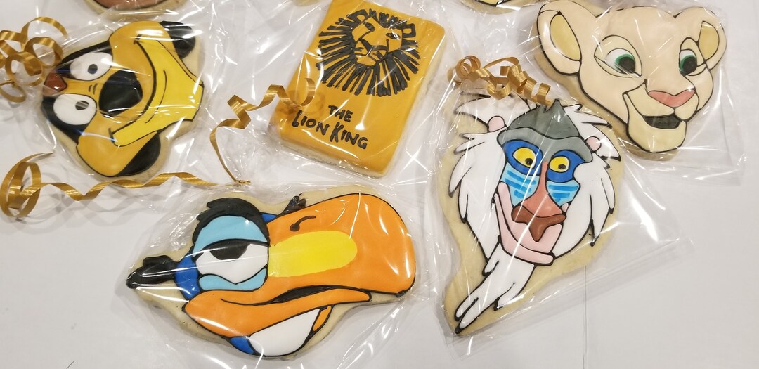 Buy 12 Lion King-themed Decorated Sugar Cookies Hakuna Matata for Your ...