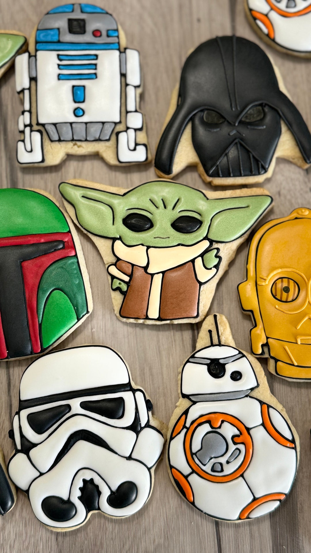 Star Wars Themed Decorated Sugar Cookies - One Dozen- Set of 12 - Etsy