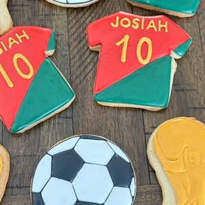 Soccer Themed Cookies - One Dozen - Etsy