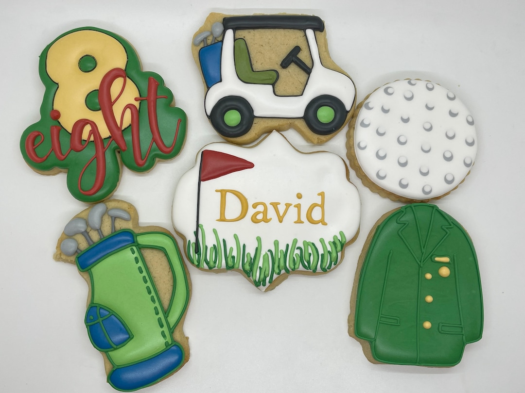 Golf Theme Sugar Cookies - Set of 12 Delicious Swings - Etsy