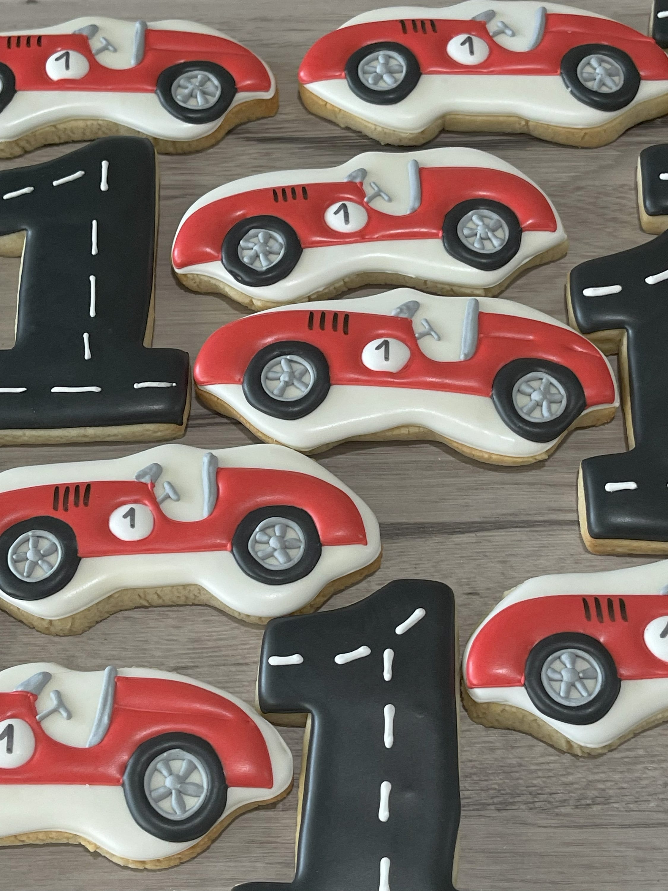 Roadster Birthday Sugar Cookies - Set of 12 Revved-up Delights - Etsy