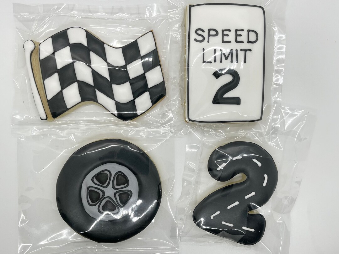 Growing 2 Fast, Speed Limit Decorated Sugar Cookies Set of 12 - Etsy