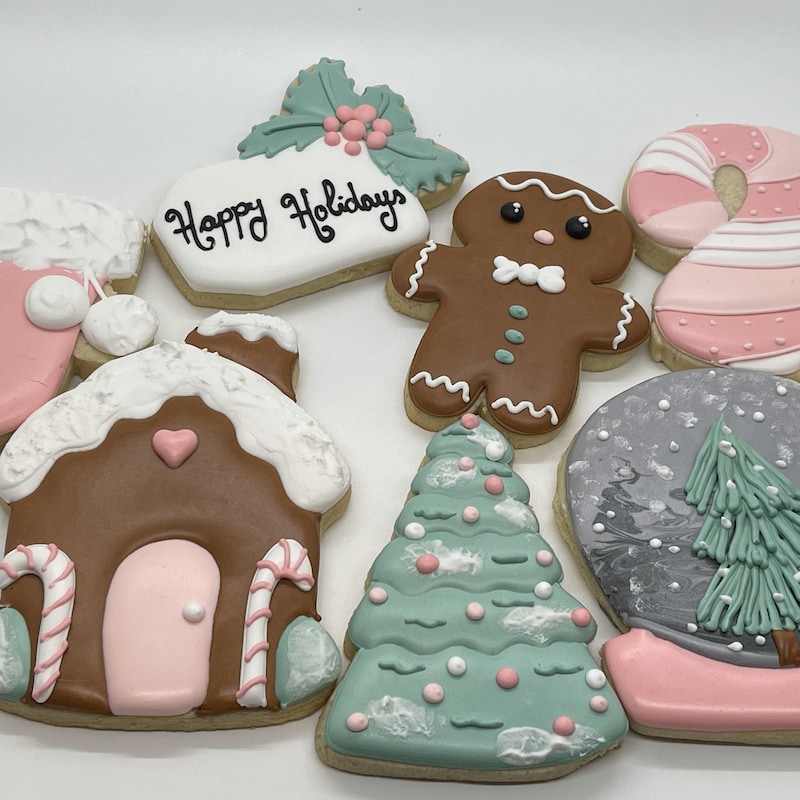 Decorated Christmas Cookies - Etsy