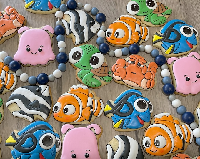 Finding Nemo Birthday Cookies/favors Set - Etsy