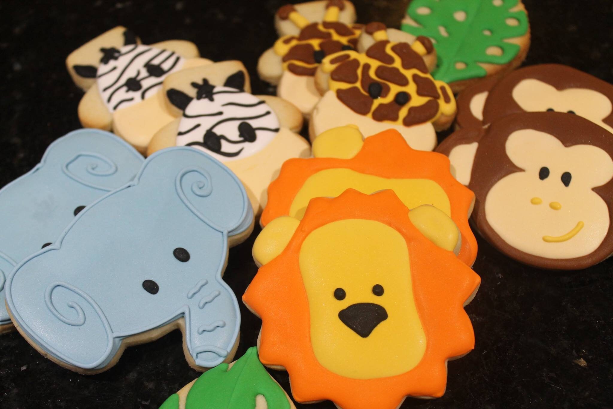 Safari Adventure Sugar Cookies - Set of 12 Wild Delights - Etsy