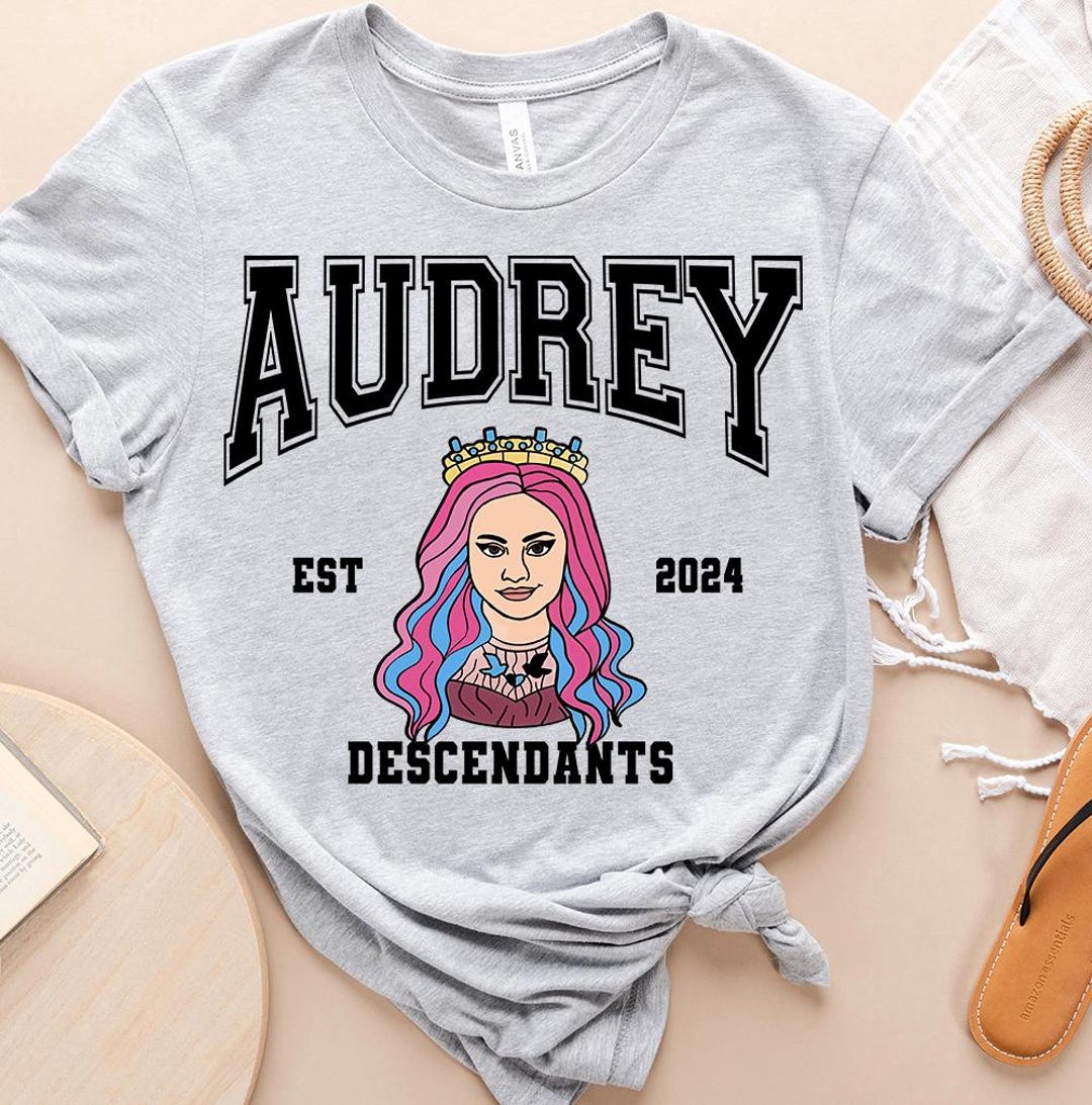 Disney Descendants Audrey Portrait Comfort Colors T-shirt, Disneyland ...