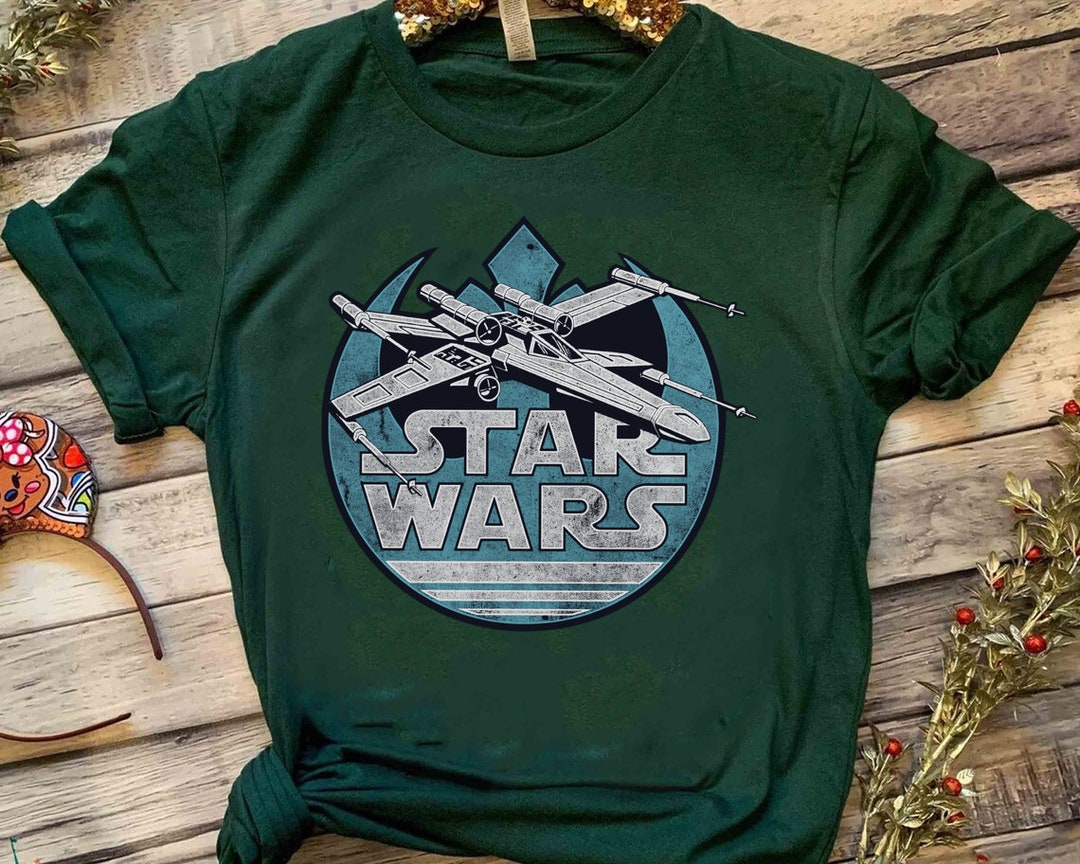 Star Wars X-wing Starfighter Rebel Alliance Starbird Comfort Colors T ...