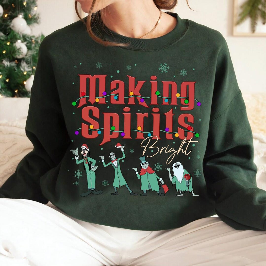 Goofy and the Hitchhiking Ghosts Santa Hat Merry Christmas Comfort ...