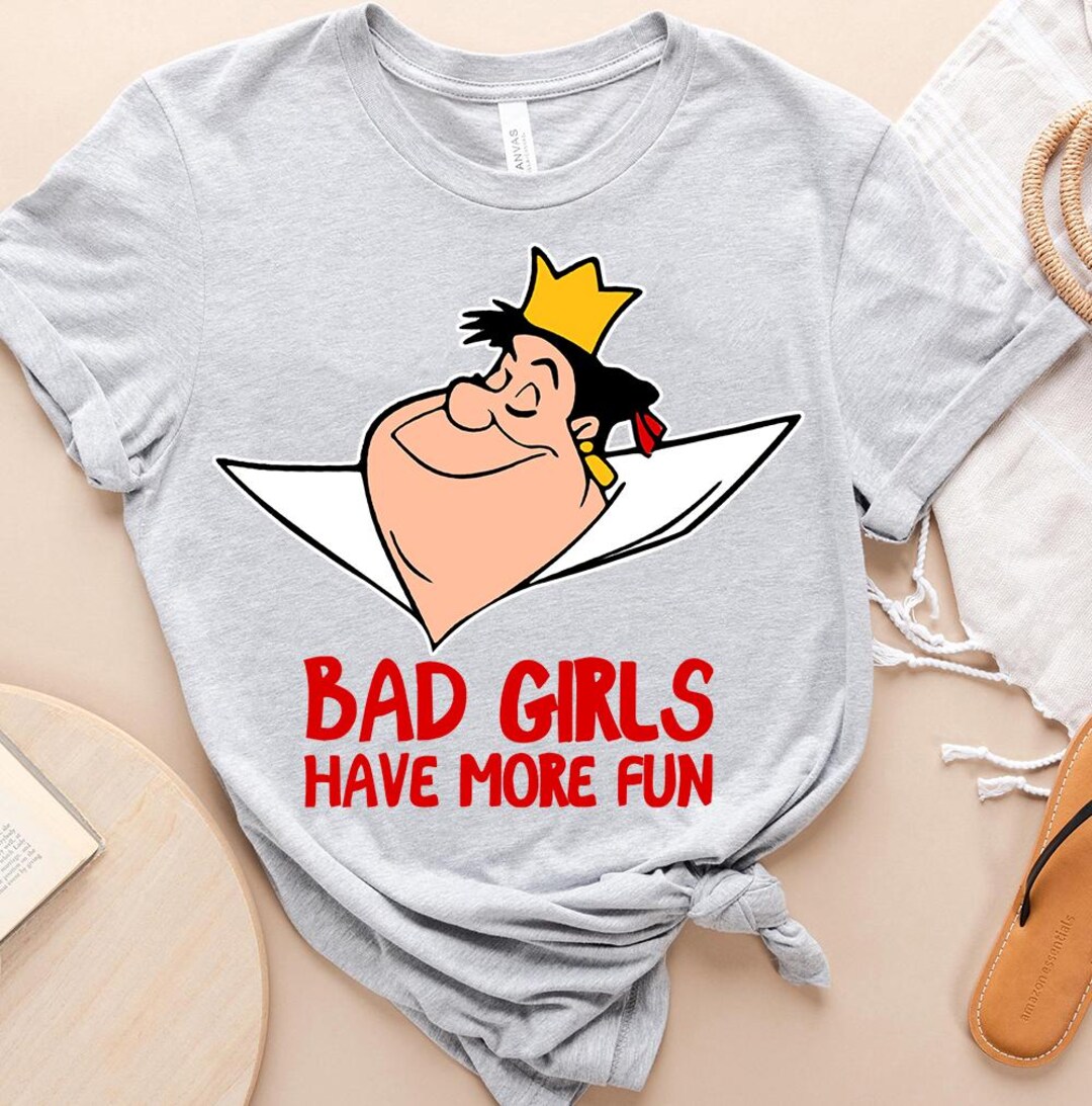 Disney Villains Alice in Wonderland Queen of Hearts Comfort Colors ...