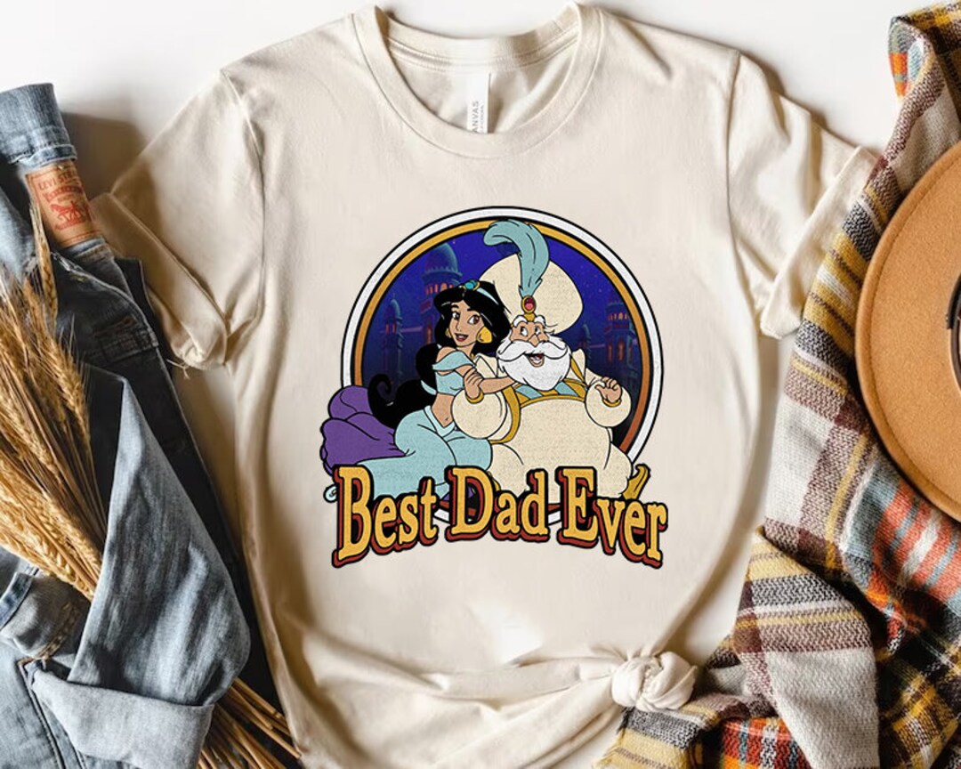 Aladdin Jasmine Best Dad Ever Magic Carpet Ride Shirt, Father's Day ...