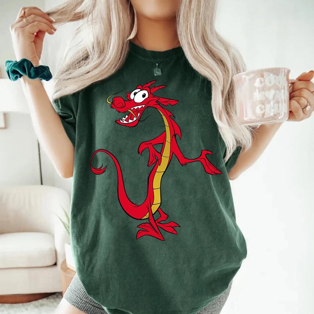 Funny Disney Mulan Mushu Dragon Portrait Comfort Colors T-shirt, Magic ...