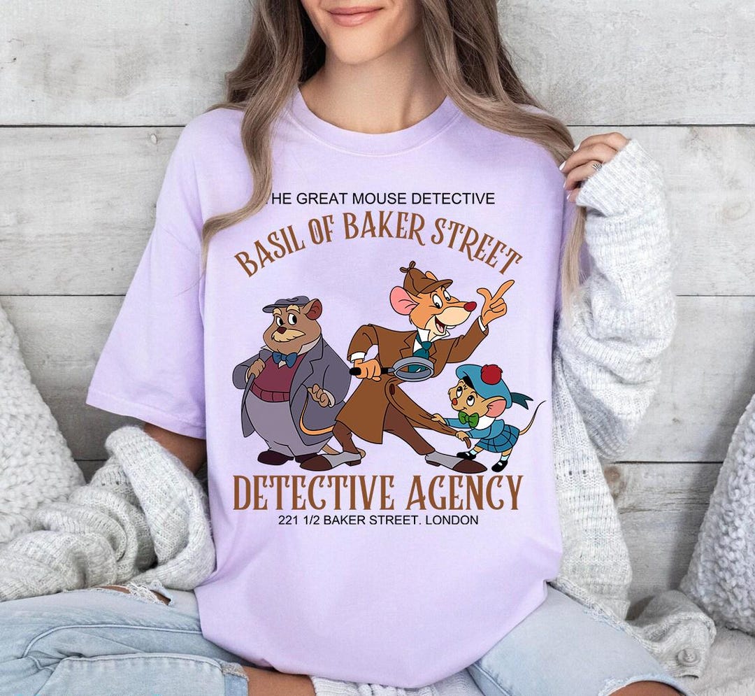 Vintage Disney the Great Mouse Detective Basil of Baker Street 1897 ...
