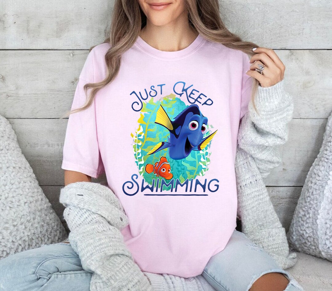 Finding Nemo Dory Just Keep Swimming T-shirt, Magic Kingdom Vacation ...