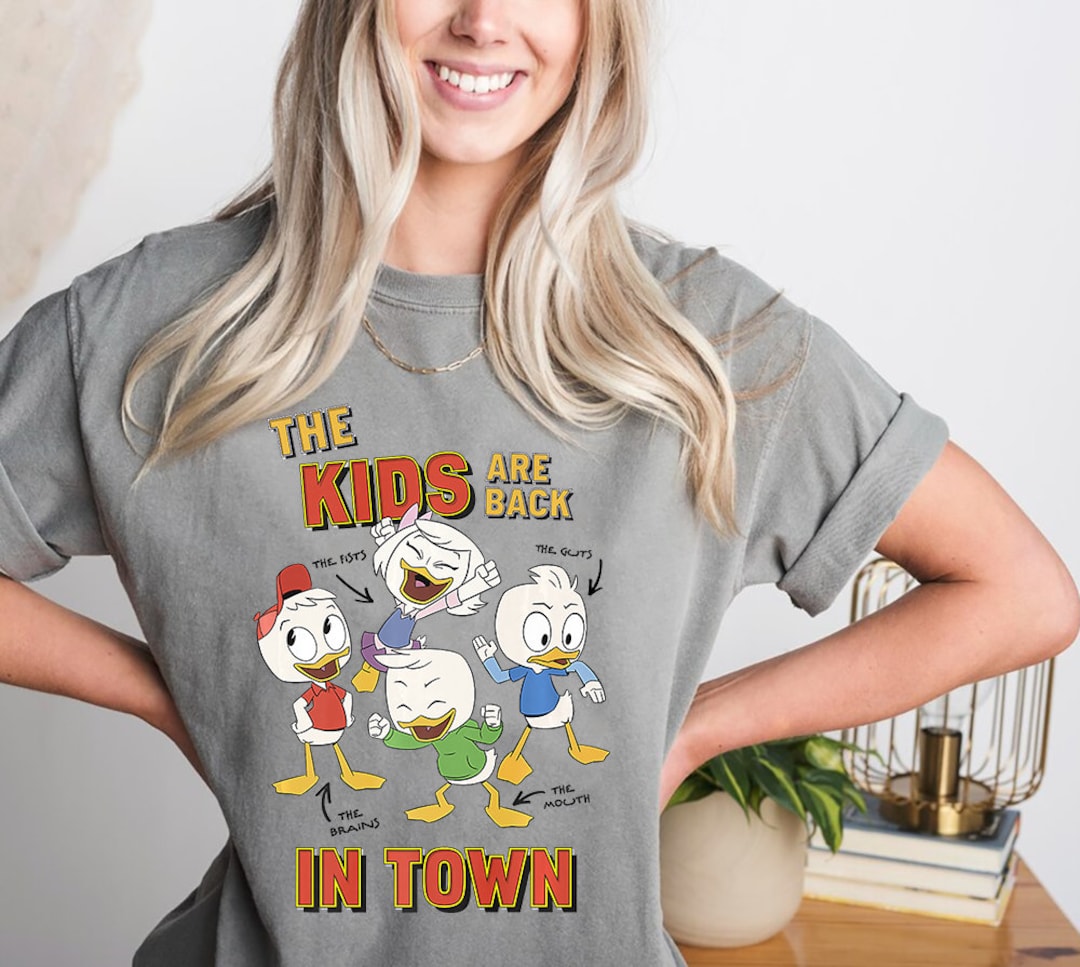 Disney Ducktales the Kids Are Back in Town Shirt, Huey Dewey Louie ...