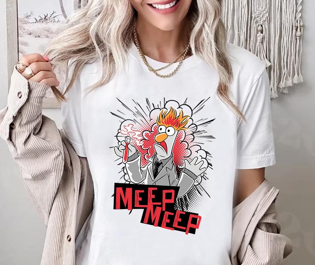 The Muppets Beaker Meep Meep Comfort Colors T-shirt, Meepers Gonna Meep ...