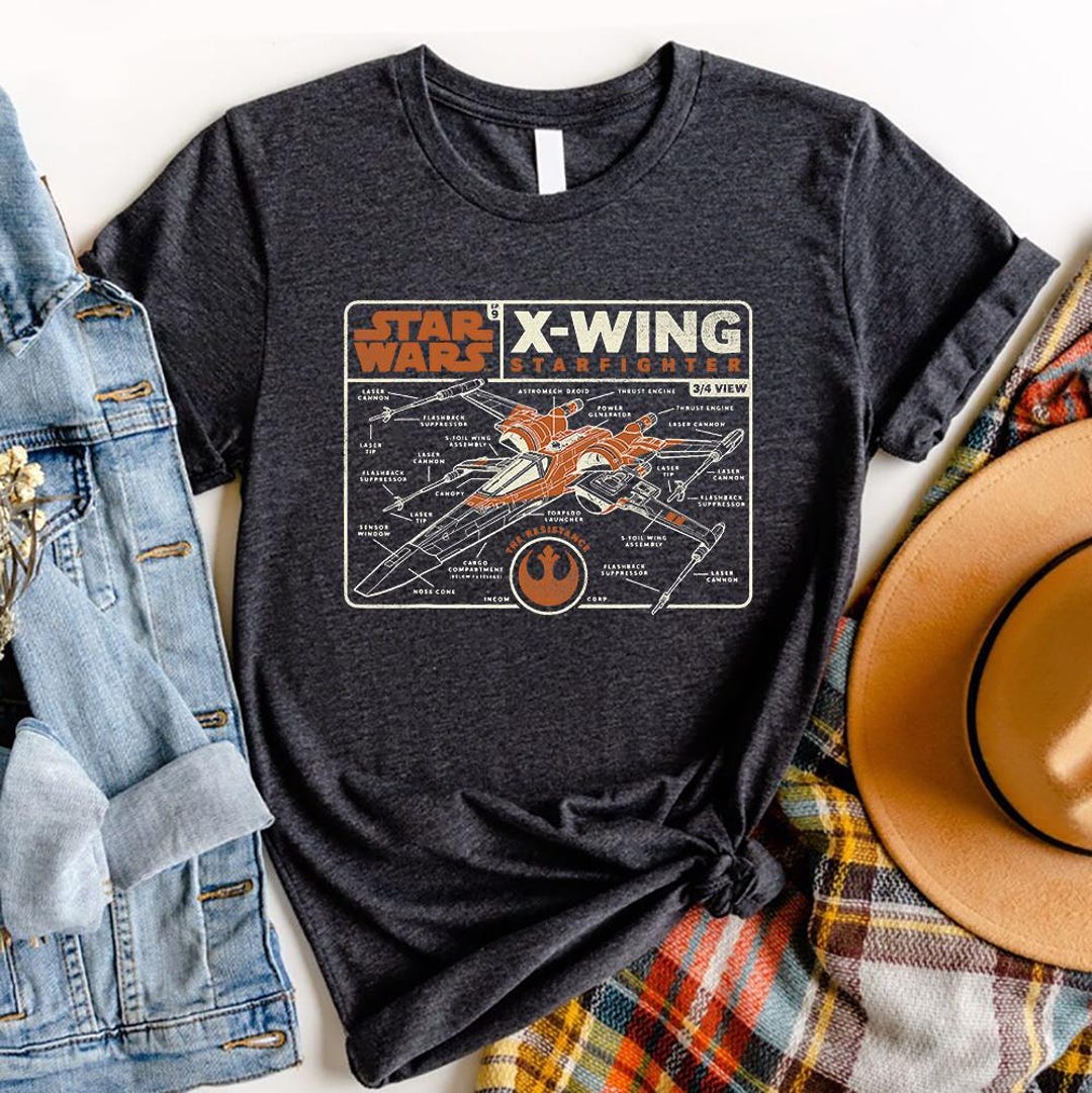 Star Wars the Rise of Skywalker X-wing Starfighter Schematic Comfort ...