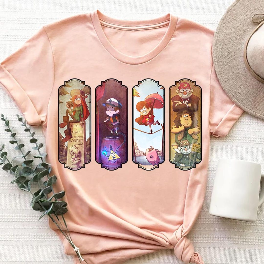 Disney Gravity Falls Haunted Mansion Stretching Room Comfort Colors T ...