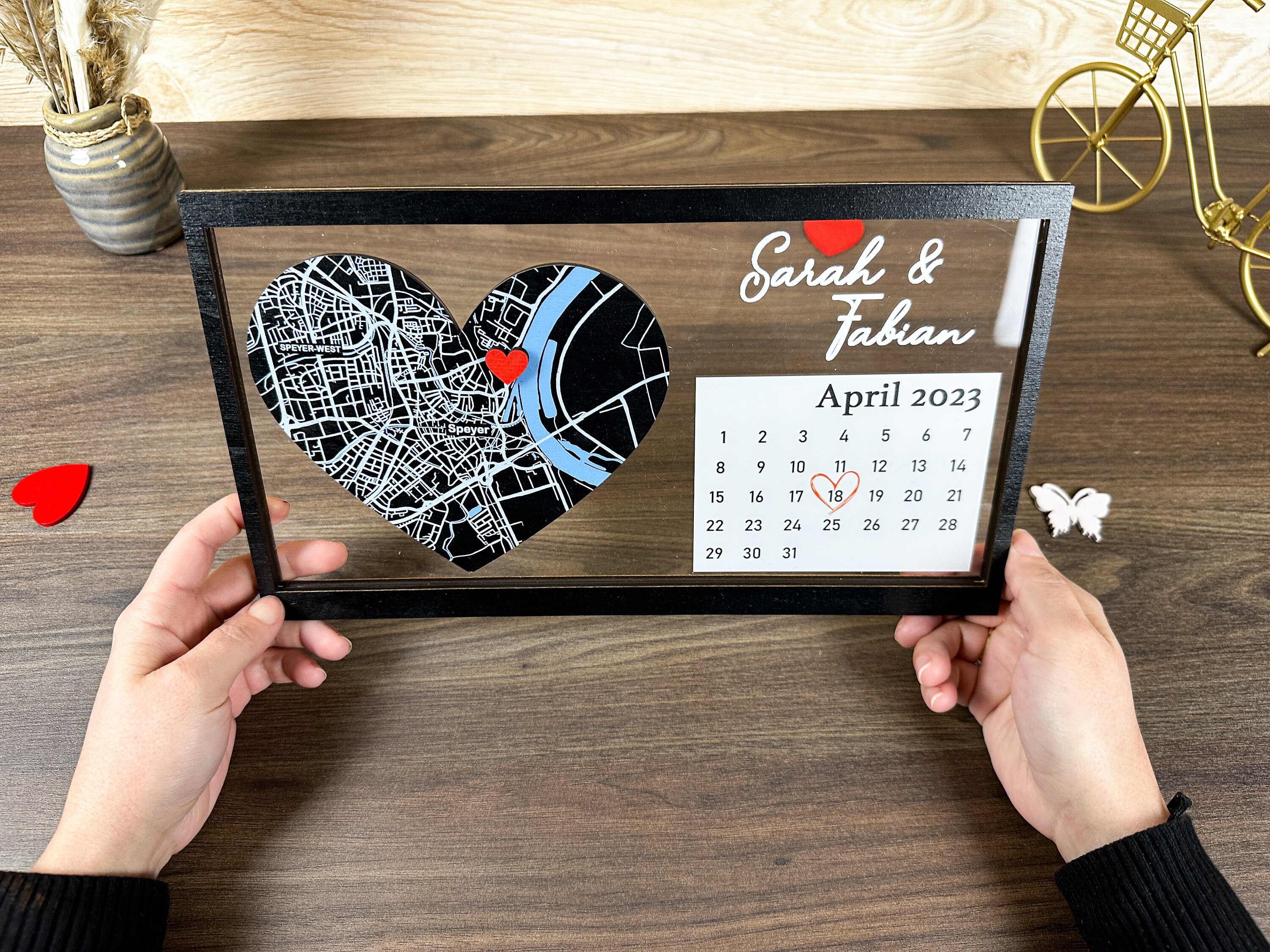 Our First Date Card With Calendar, Where We Met Anniversary Card ...