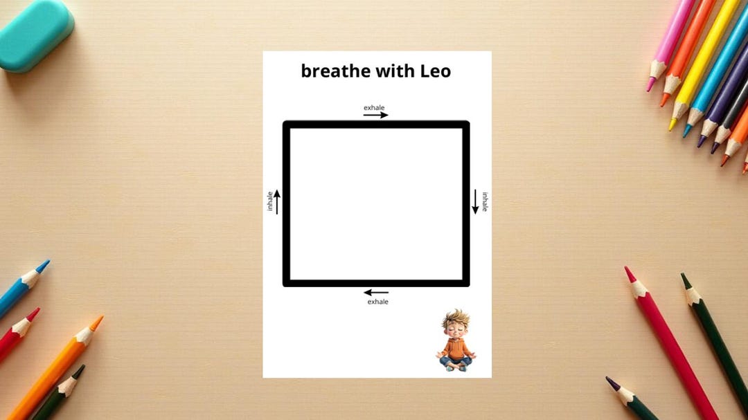 Finger Tracing Breathing Cards | Calm Down Corner Kids | ADHD Anxiety ...