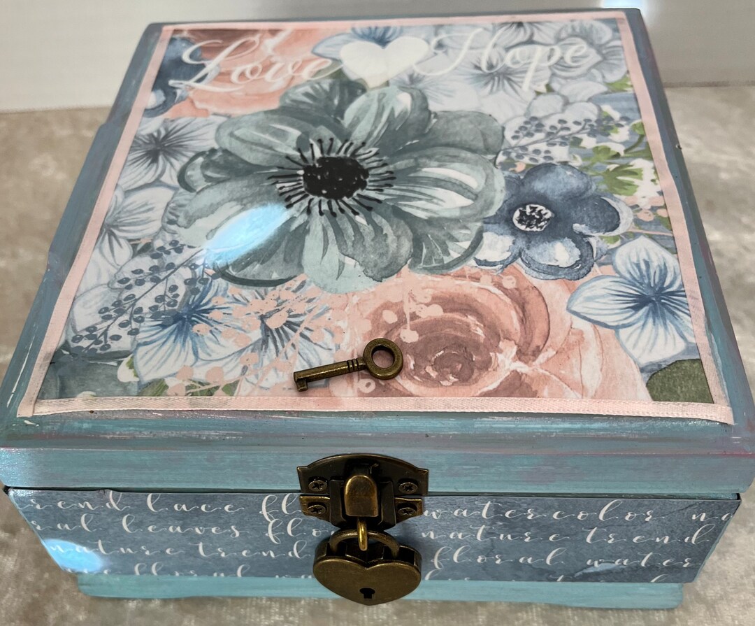 Jewelry Box Designed Altered Cigar Box - Etsy