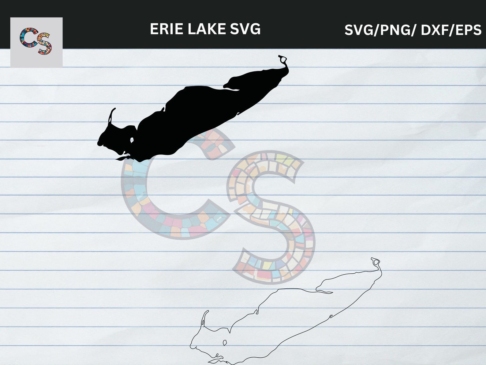 Lake Erie United States Map Outline - Captivating DIY Inspiration for ...