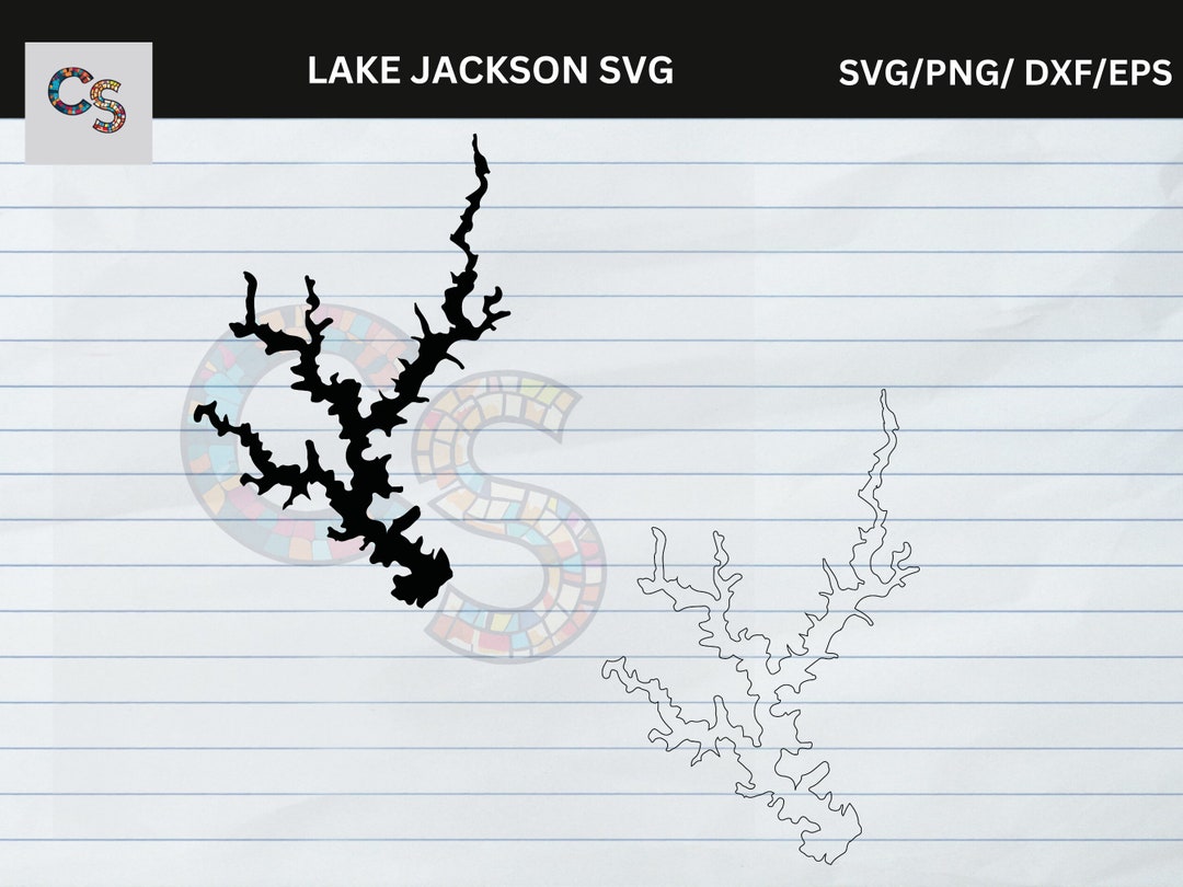 Lake Jackson Georgia Map Vector Graphic (SVG PDF DXF Eps Png) - Etsy