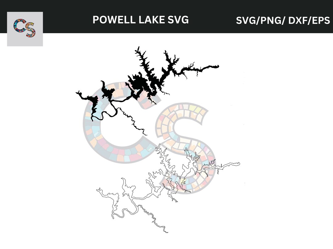Lake Powell SVG Explore the Beauty of Utah's Iconic Reservoir - Etsy