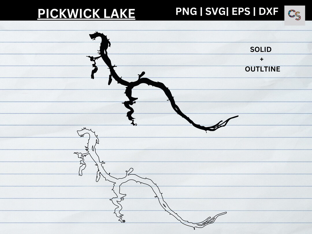 Pickwick Lake SVG Vector Graphic Set - Tennessee, Mississippi, Alabama - Digital Download - Etsy