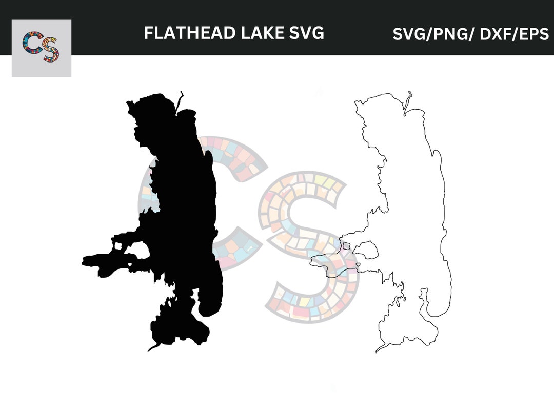 Flathead Lake SVG – Montana Adventure Designs (digital Download) - Etsy