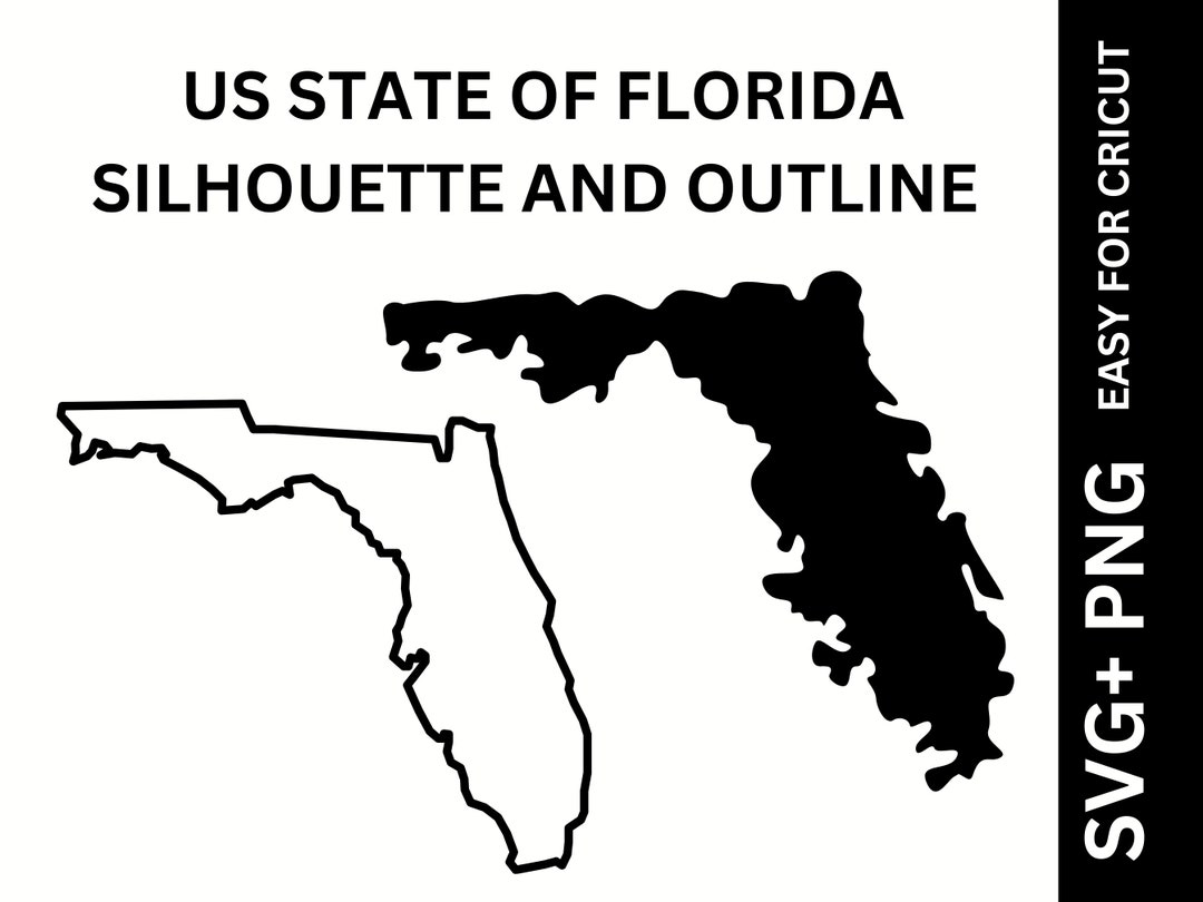 US Florida State Outline SVG for Cricut - United States Premium ...